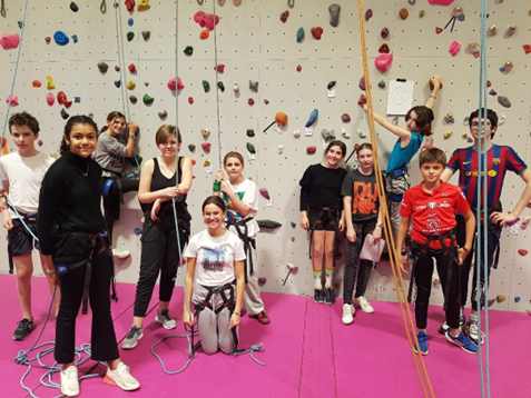 Cycle d’escalade à l’AS – Ecole et Collège N.D. Le Clos Fleuri