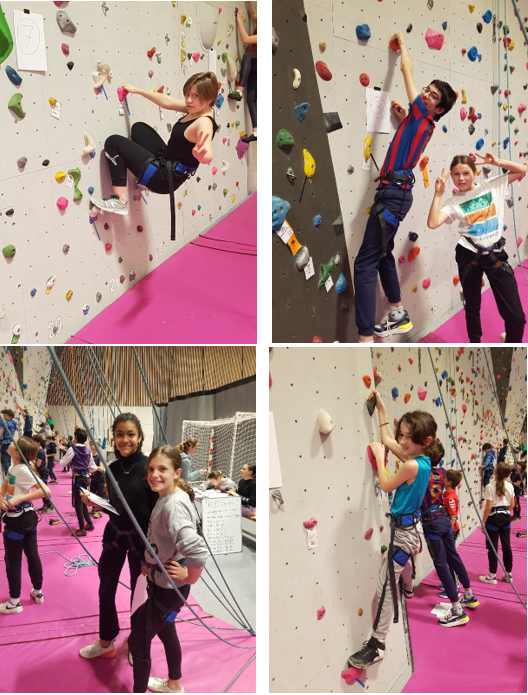 Cycle d’escalade à l’AS – Ecole et Collège N.D. Le Clos Fleuri